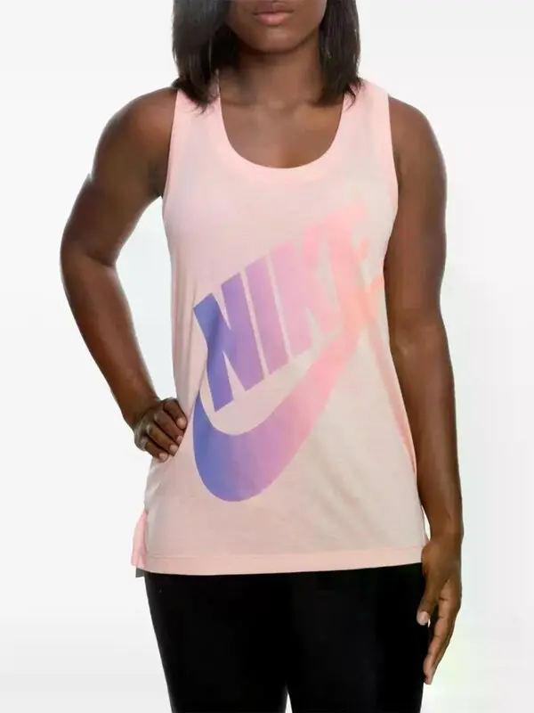Nike Logo-detail Tank Top - Pink