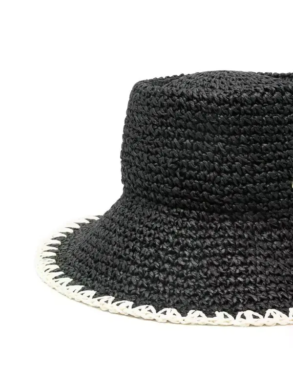 Barbour Camille Contrasting-trim Fedora Hat