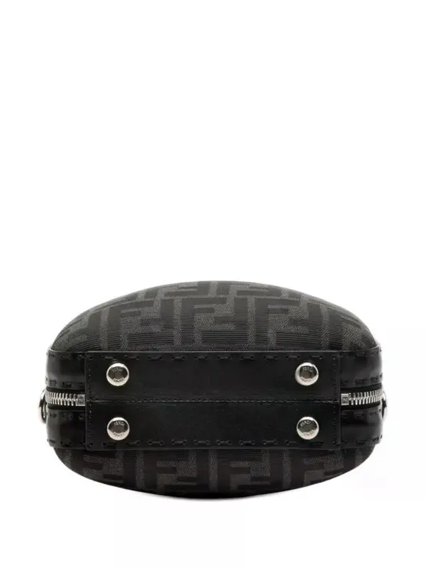 Fendi Mini Zucca Canvas Suitcase - Black