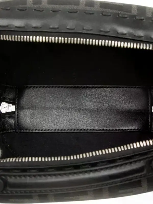 Fendi Mini Zucca Canvas Suitcase - Black