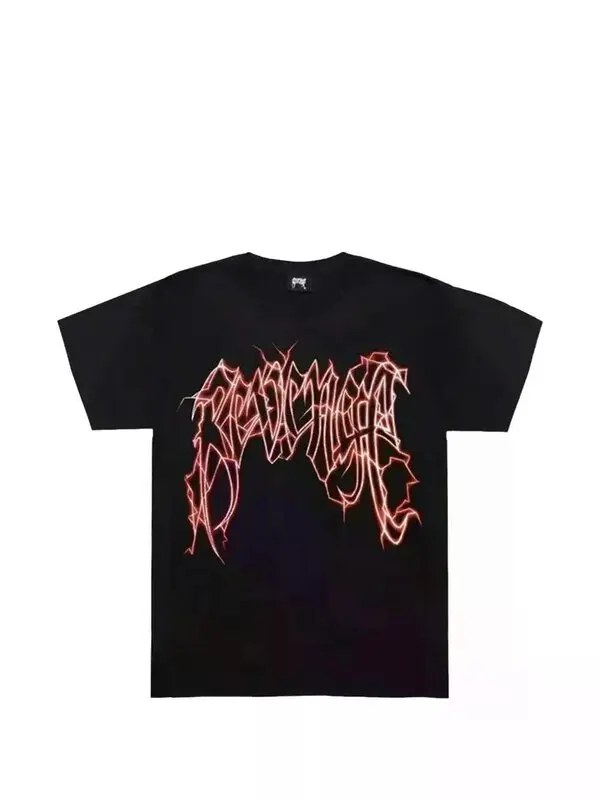 REVENGE Logo-print T-shirt - Black