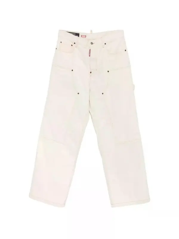 Dsquared2 Panelled Jeans With Studded Embellishments