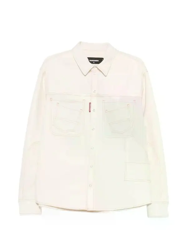 Dsquared2 Pockets Topstitch Shirt