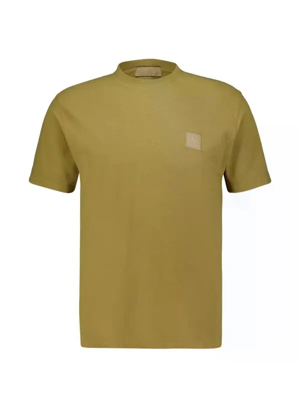 Stone Island Ghost Logo-patch T-shirt - Neutrals