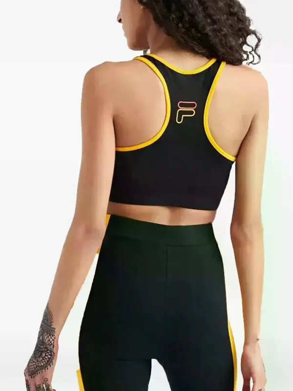 FILA Contrast-trim Crop Top