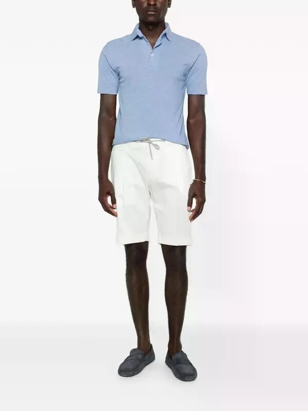BARBA NAPOLI Buttoned Polo Shirt - Blue