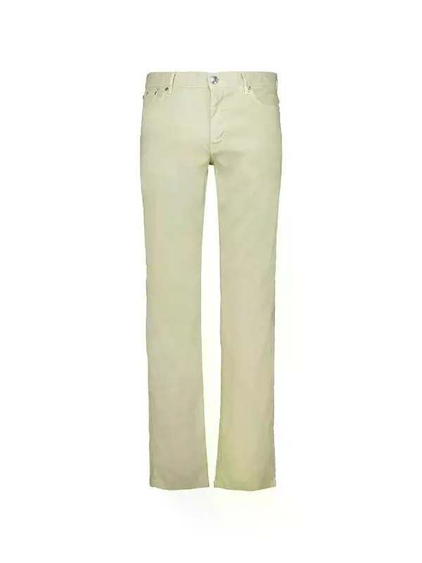 120% Lino Five-pocket Trousers - Green