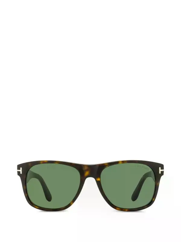 TOM FORD Sunglasses With Rectangular Frame - Brown