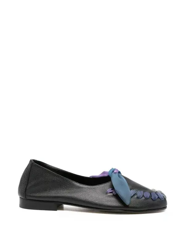 Hereu Bow-detail Loafers
