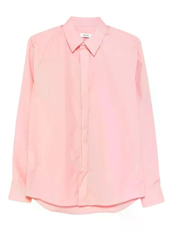 Sandro Long-sleeve Cotton Shirt