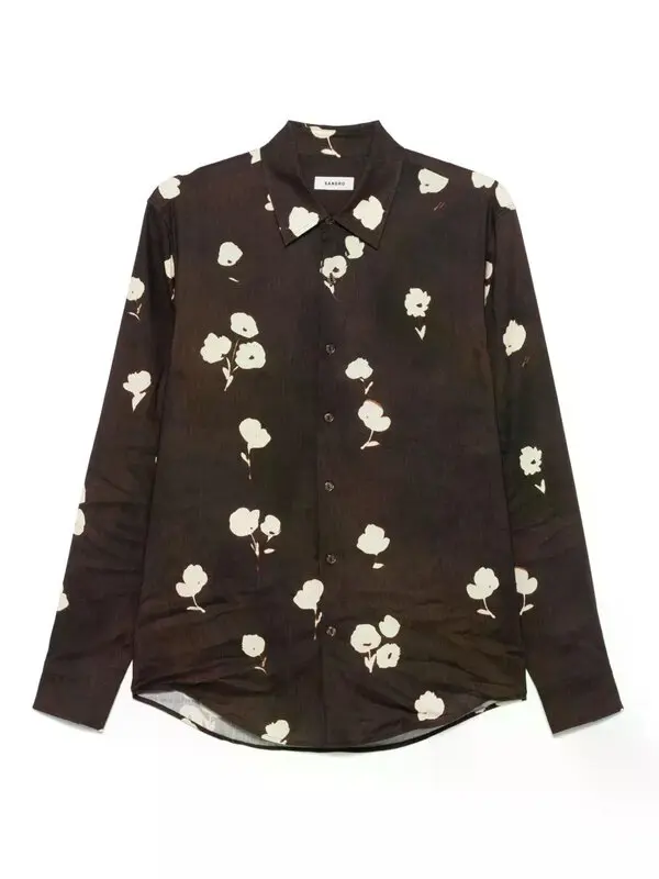 Sandro Floral-print Shirt