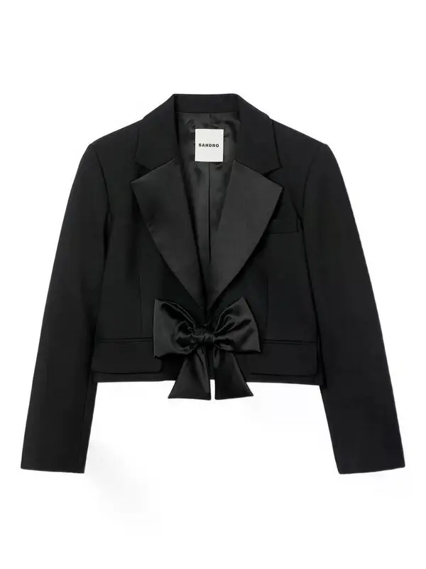 Sandro Bow-detail Jacket
