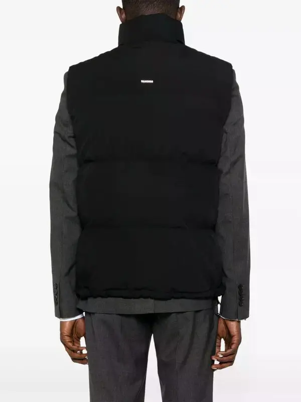 Sandro Zip-up Padded Gilet