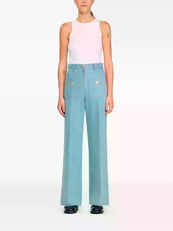 Sandro Wide-leg Jeans