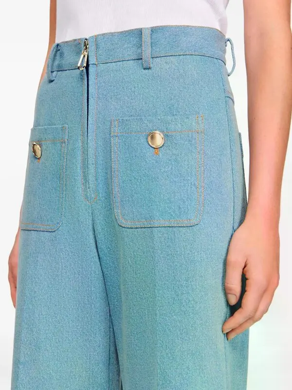 Sandro Wide-leg Jeans