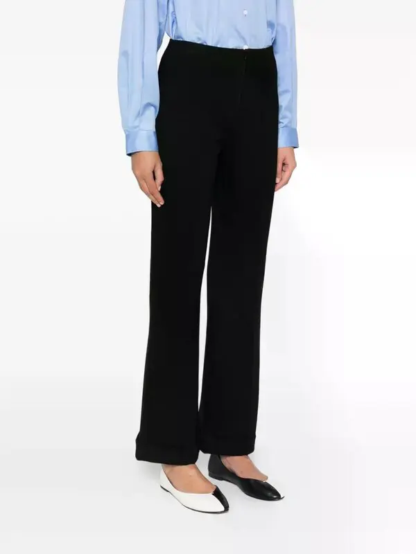 Sandro Zip-fly Flared Trousers