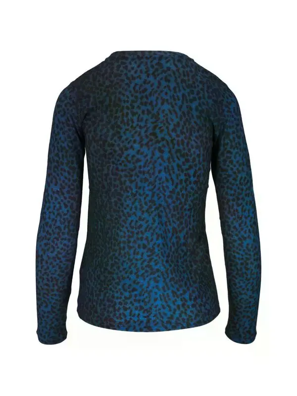 Majestic Filatures Animal Print Top - Blue