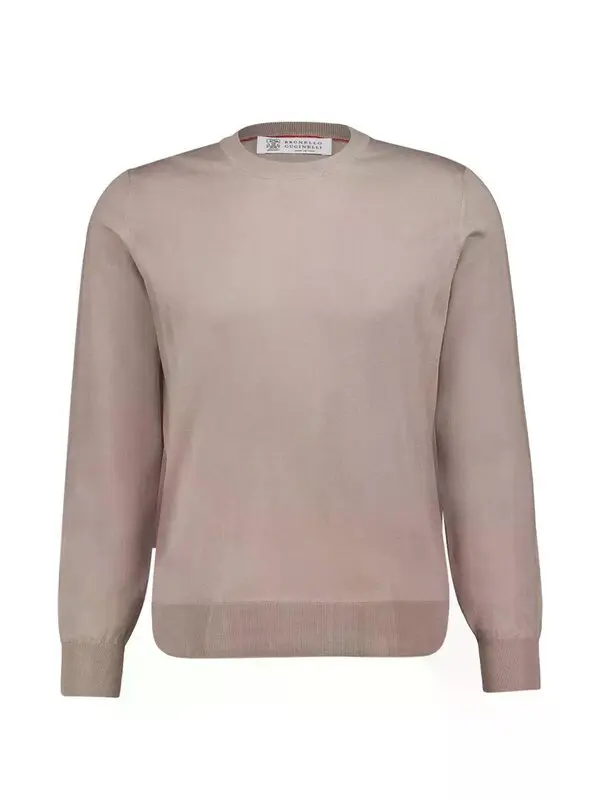 Brunello Cucinelli Crew-neck Cotton Sweater