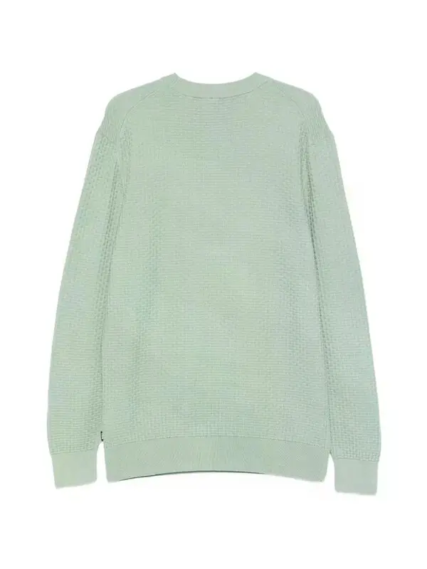 BOSS Textured Crew Neck Sweater