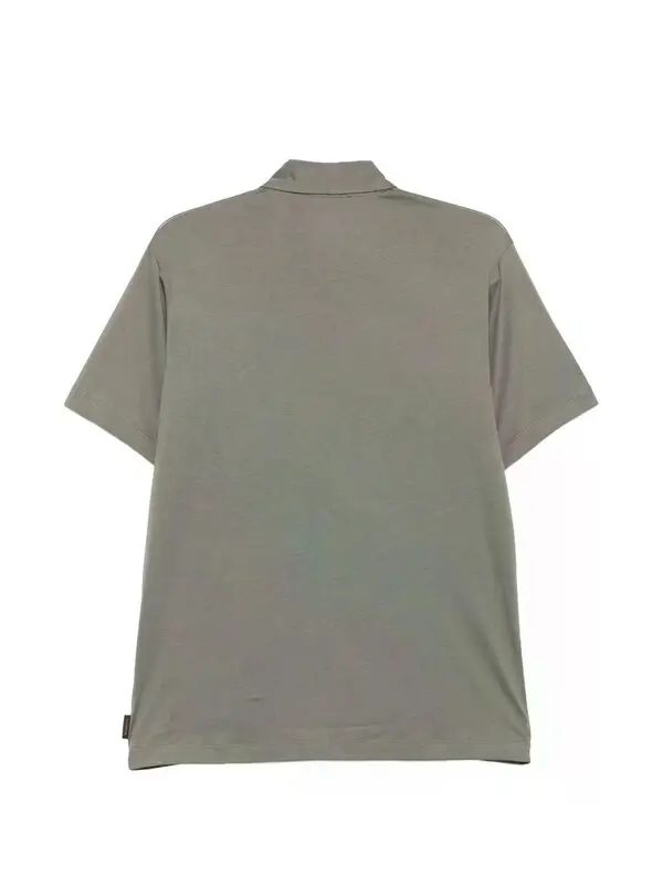ZANONE Buttoned Polo Shirt - Grey