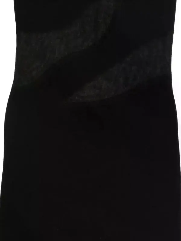 Federica Tosi Panelled One-shoulder Midi Dress - Black