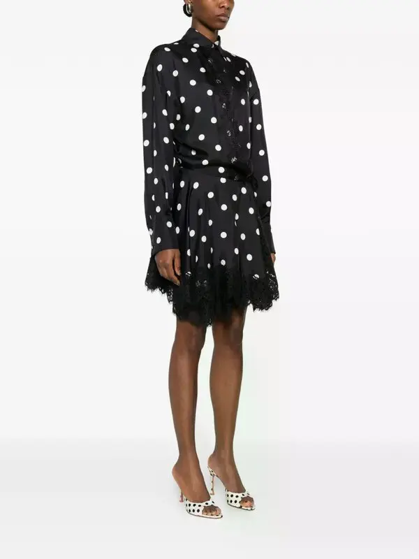 Sportmax Polka Dot Lace Dress