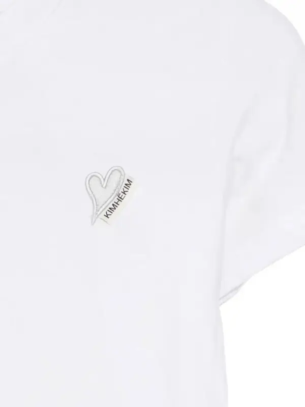 KIMHEKIM Heart-patch T-shirt