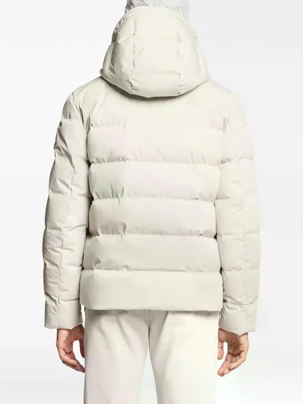 FAY Hooded Zip-up Jacket - Grey