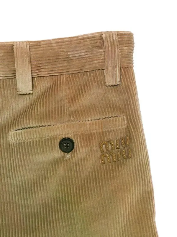 Miu Miu Corduroy Pleated Shorts