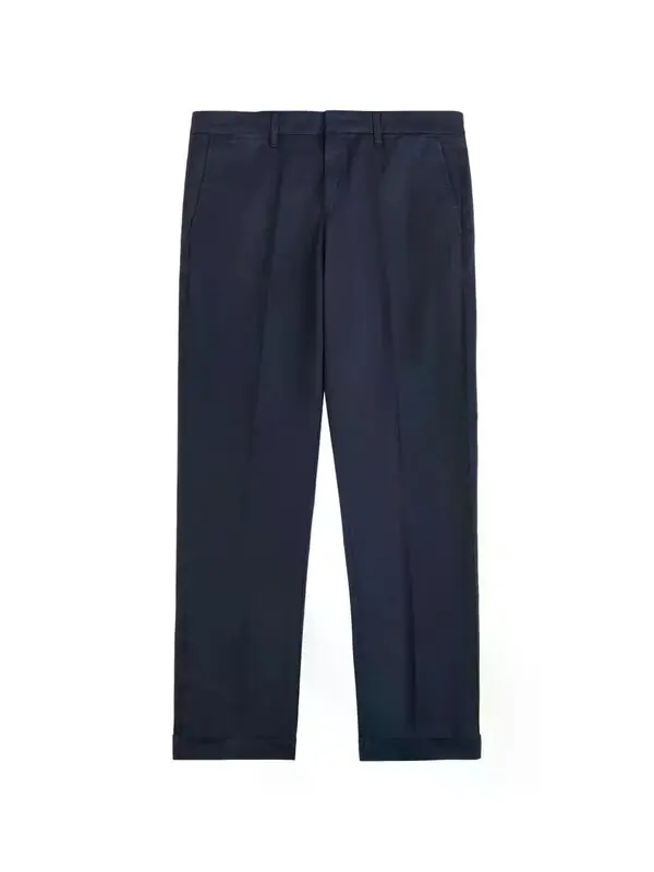 FAY Cuffed Trousers - Blue
