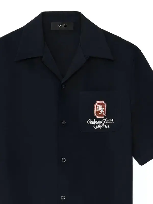 Amiri Logo-detail Camp Shirt