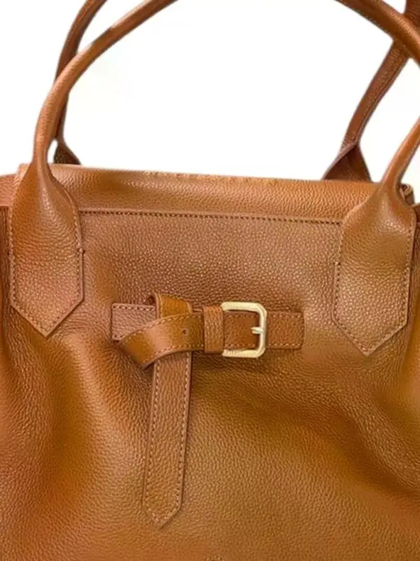 BALLANTYNE Buckle Detail Tote Bag - Brown