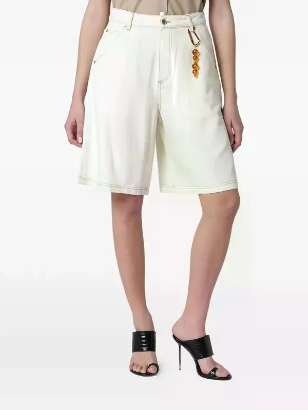 DARKPARK Contrast Stitch Denim Shorts