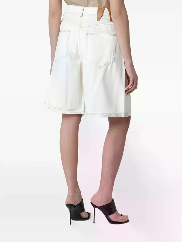DARKPARK Contrast Stitch Denim Shorts