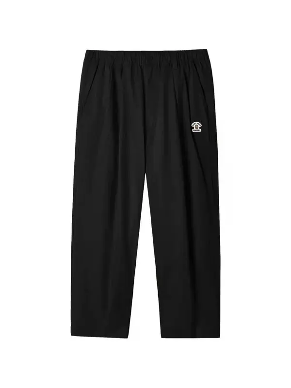 FINGERCROXX Elasticated-waistband Trousers - Black