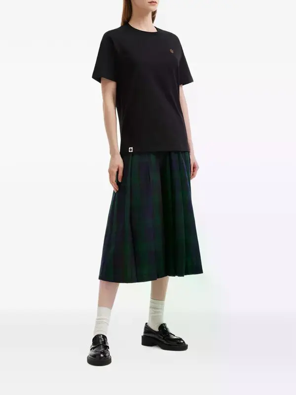 FINGERCROXX Logo-embroidered T-shirt