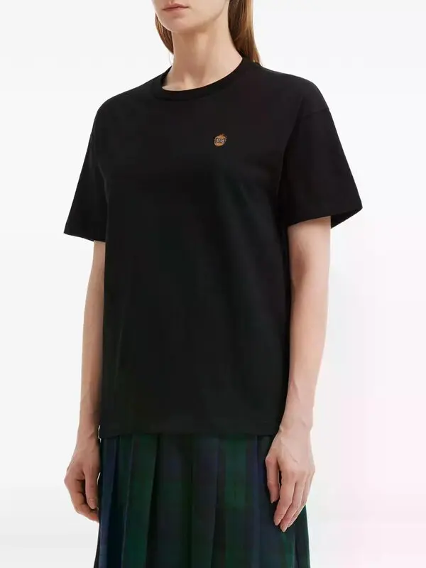 FINGERCROXX Logo-embroidered T-shirt
