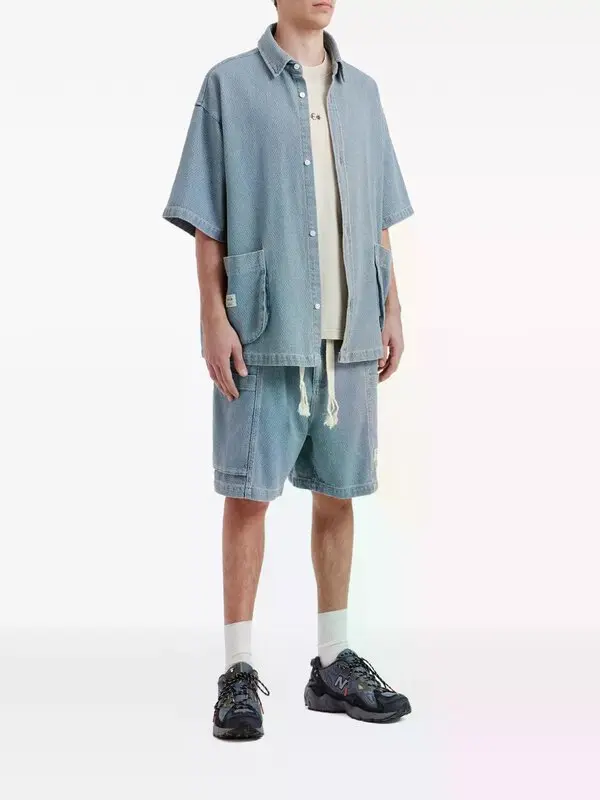 FIVE CM Patch-pocket Short-sleeve Shirt
