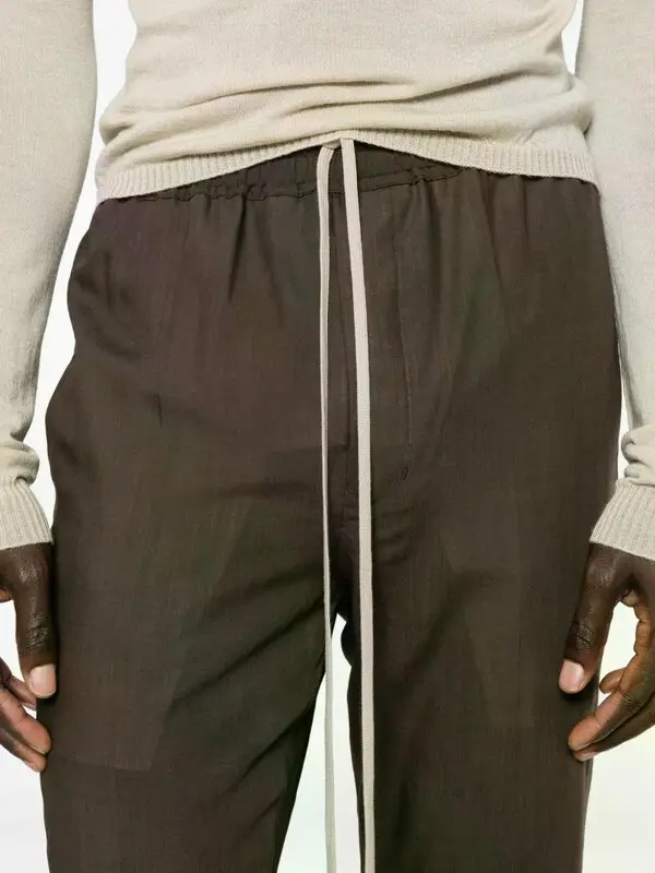 Rick Owens Drawstring Trousers - Brown
