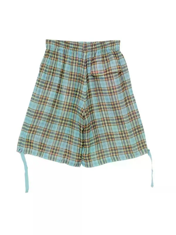 Undercover Plaid Shorts