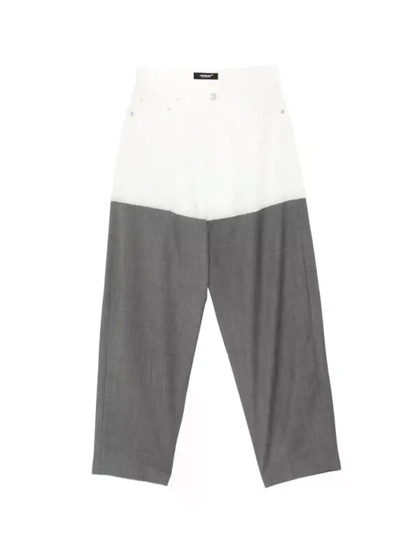 Undercover Colour-block Trousers - Grey