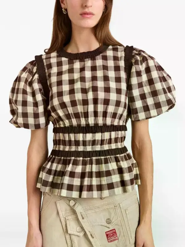 DAMSON MADDER Ruffled-detail Blouse