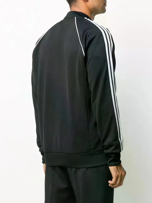 Adidas Stripe Trim Track Jacket - Black