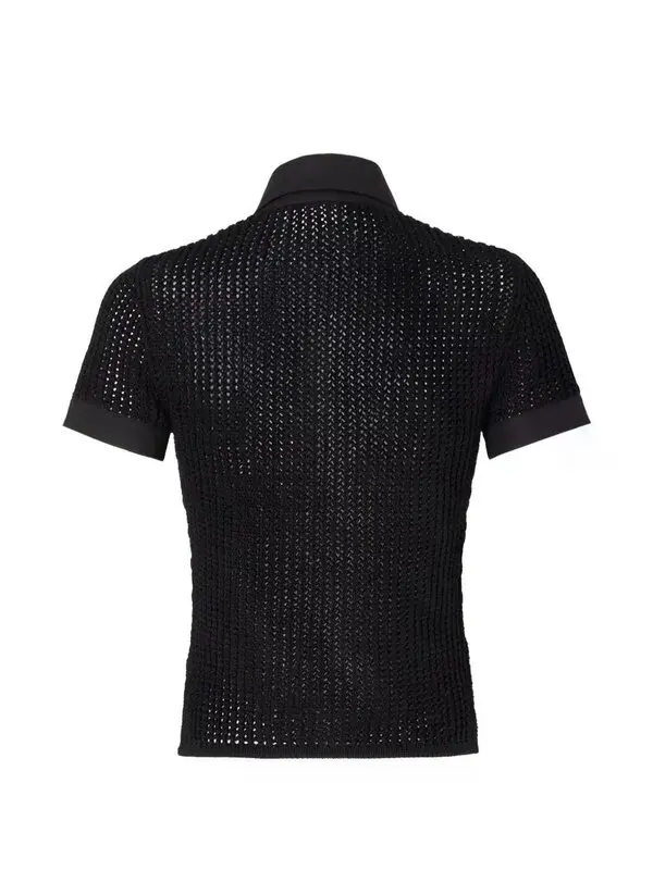 Fendi Buttoned Knitted Shirt - Black