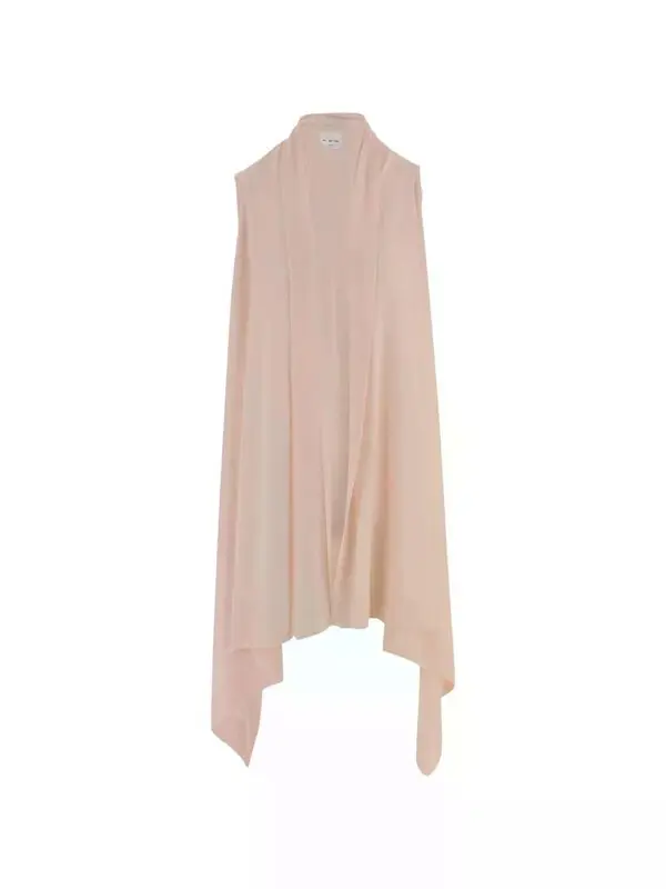 SA SU PHI Sleeveless Open Vest - Pink