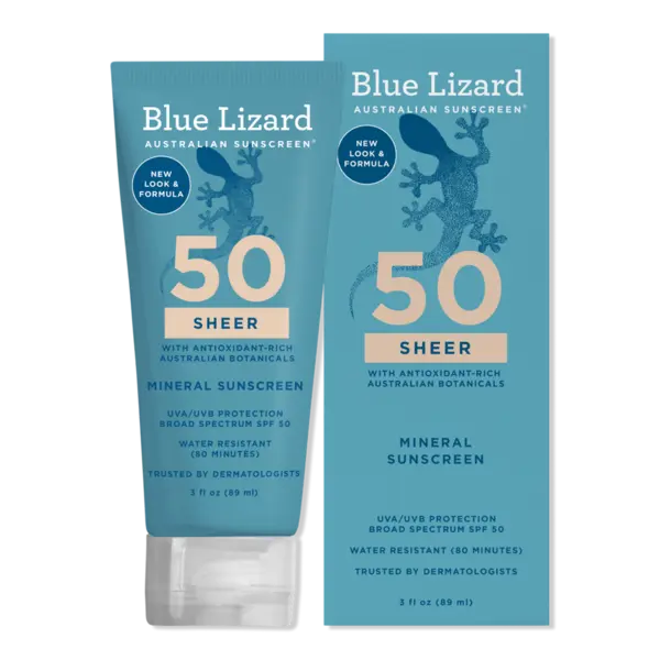 BLUE LIZARD AUSTRALIAN SUNSCREEN Sheer Mineral Spf 50 Sunscreen Lotion - One-color