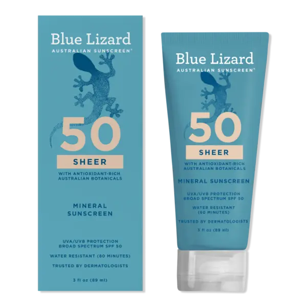 BLUE LIZARD AUSTRALIAN SUNSCREEN Sheer Mineral Spf 50 Sunscreen Lotion - One-color