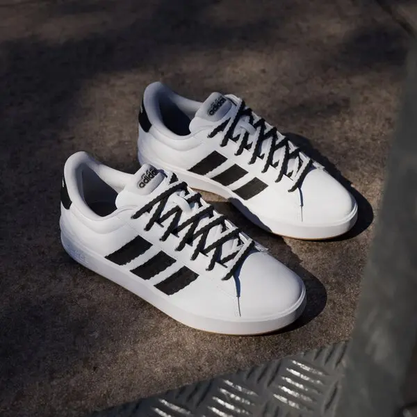 Adidas Grand Court 3.0 Sneakers - Cloud White / Core Black / Gum