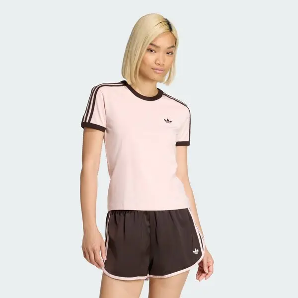 Adidas 3 Stripes Slim Tee