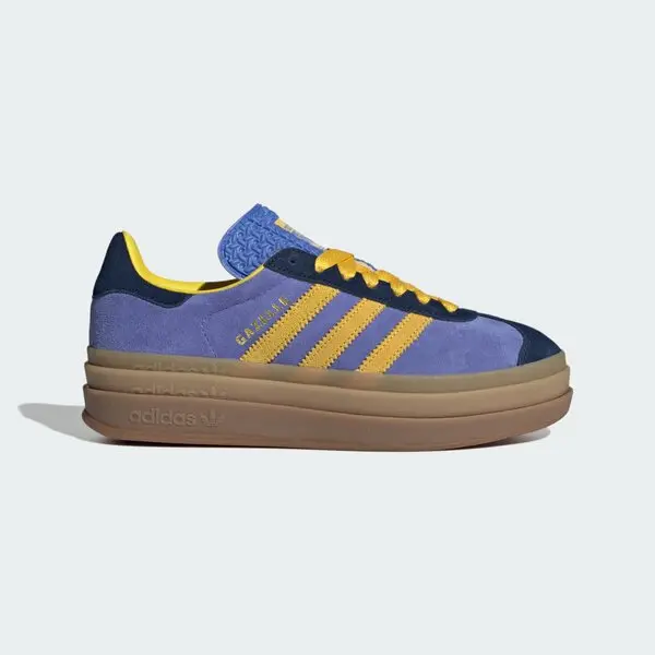 Adidas Gazelle Bold Sneakers - Night Indigo / Eqt Yellow / Real Lilac